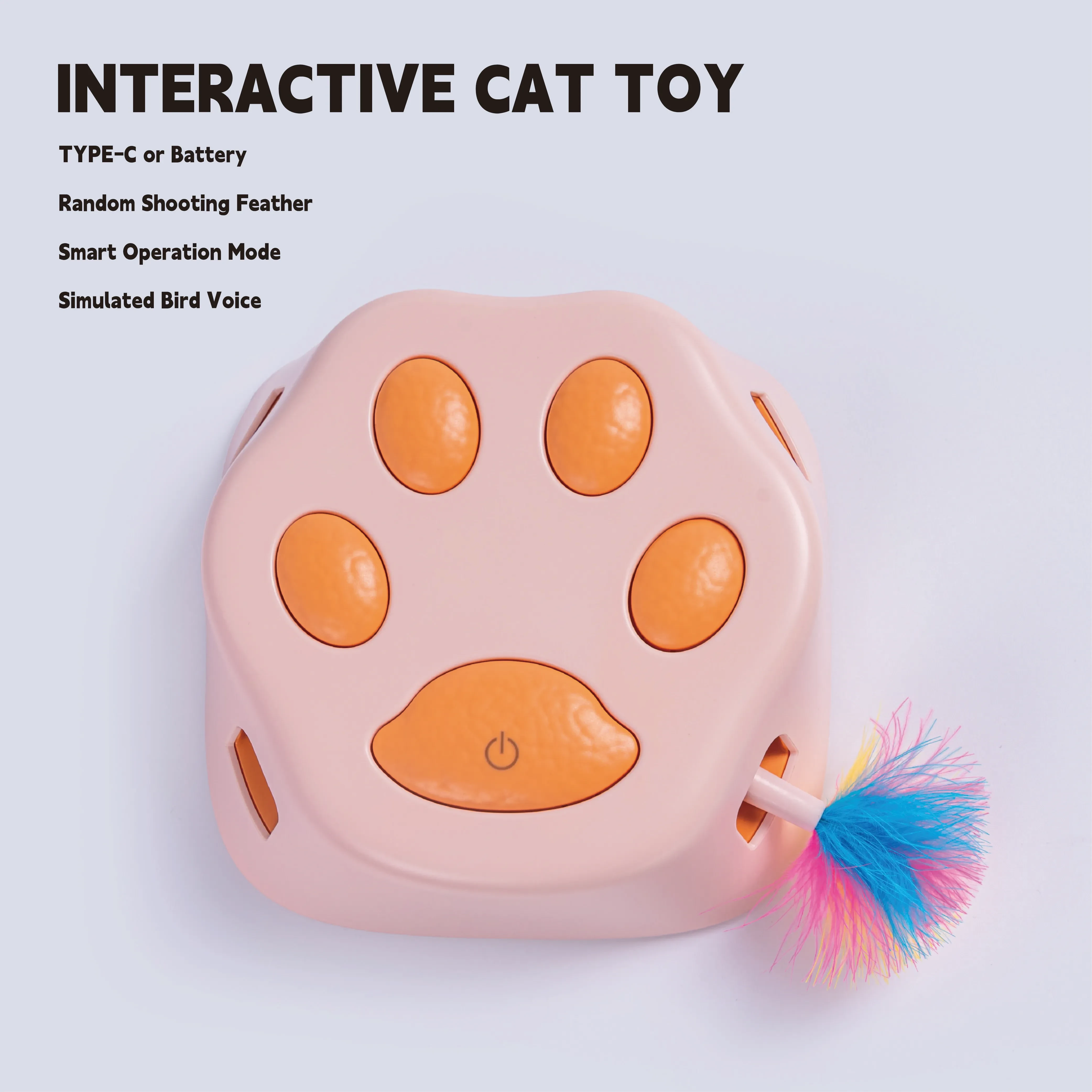 Interactive Cat Toy with Automatic Motion, Plush & Durable, Battery ...